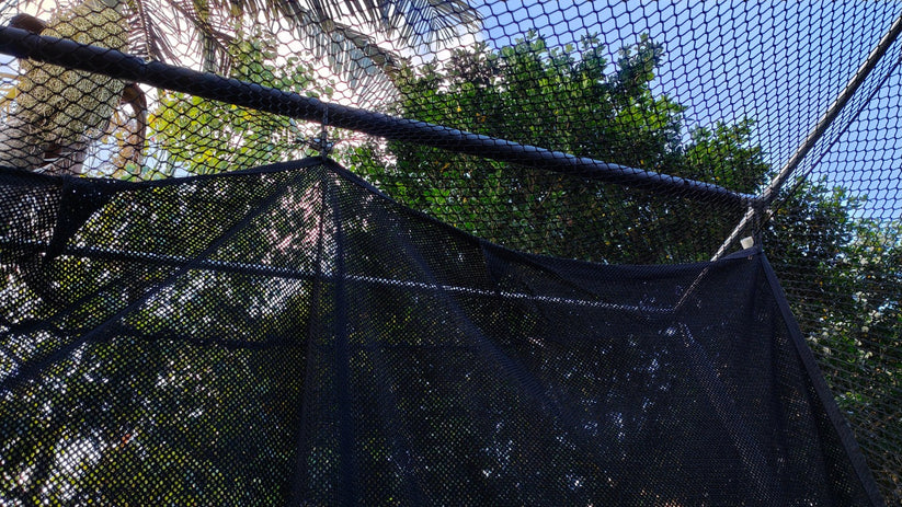 3m x 3m Archery Grade Golf Baffle Net (Black) – Kaizen Golf