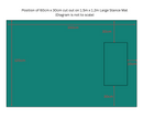 1.5m x 1.2m Large Golf Stance Mat (Compatible with Kaizen Golf Hitting